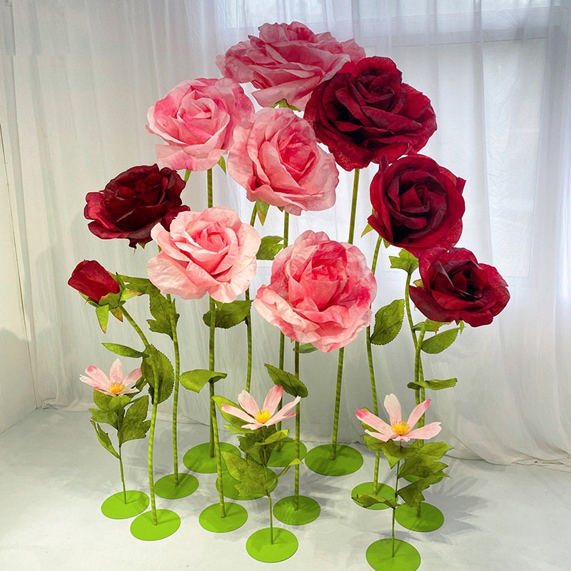 Large Paper Roses - Etsy