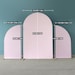 Wedding Arch Backdrop Cover Arched Fabric Backdrop Home - Etsy