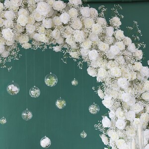 Luxury Backdrop Fleurs Artificielles Mariage Romantic Decoration Custom ...
