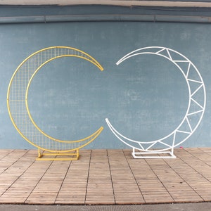 Wedding Moon Arch Party Backdrop Stand Metal Iron Arch Home Decor ...