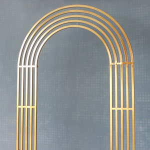 Gold Plated Arch Shiny Gold Wedding Arches Decorative Background ...
