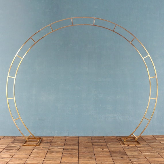 Shiny Gold Wedding Arch Metal Stand Double-pole Reinforce Arch - Etsy