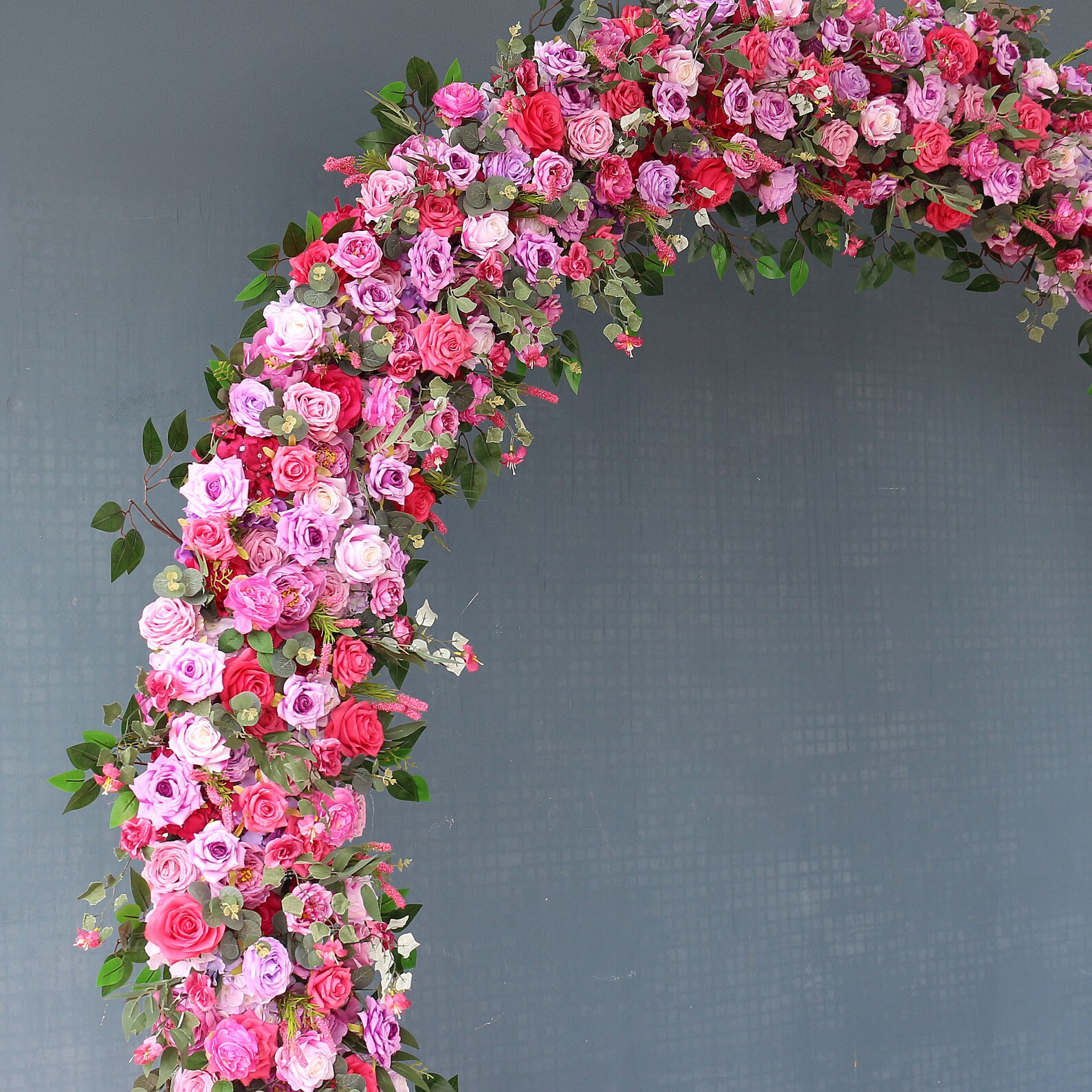 Round Arch Flower Stand Set Wedding Background Decor Rose - Etsy