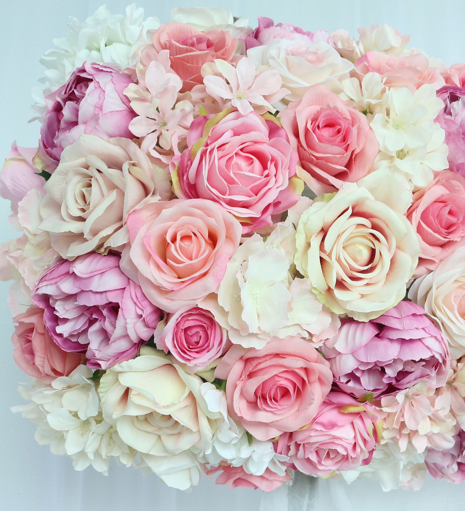 Customize Rose Pink Flower Row Wedding Arch Decoration Floral - Etsy