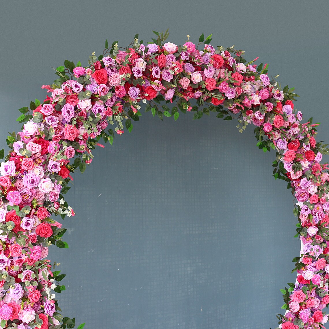Round Arch Flower Stand Set Wedding Background Decor Rose - Etsy