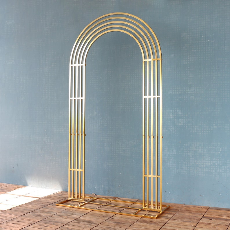 Gold Plated Arch Shiny Gold Wedding Arches Decorative - Etsy