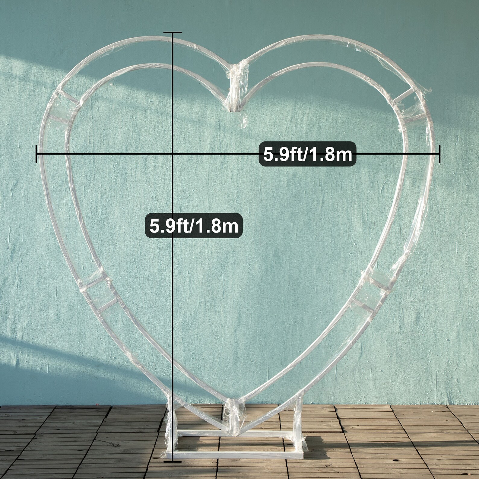 Heart Flower Arch: Wedding Stage Decor, Party Photo Booth Prop - Etsy