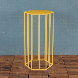 White Metal Hexagon Dessert Table Stands: Wedding Party Decor - Etsy