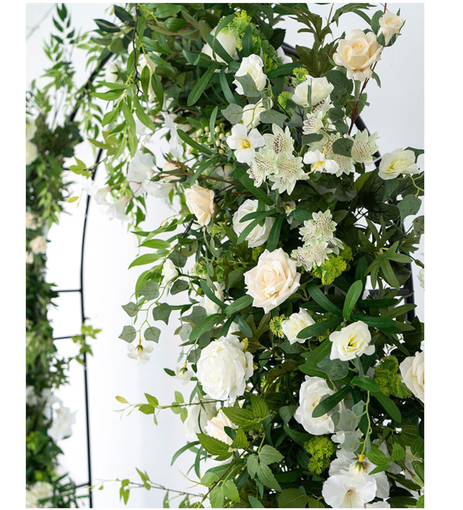 Artificial Flower Row Arch Decoration Outdoor Wedding - Etsy