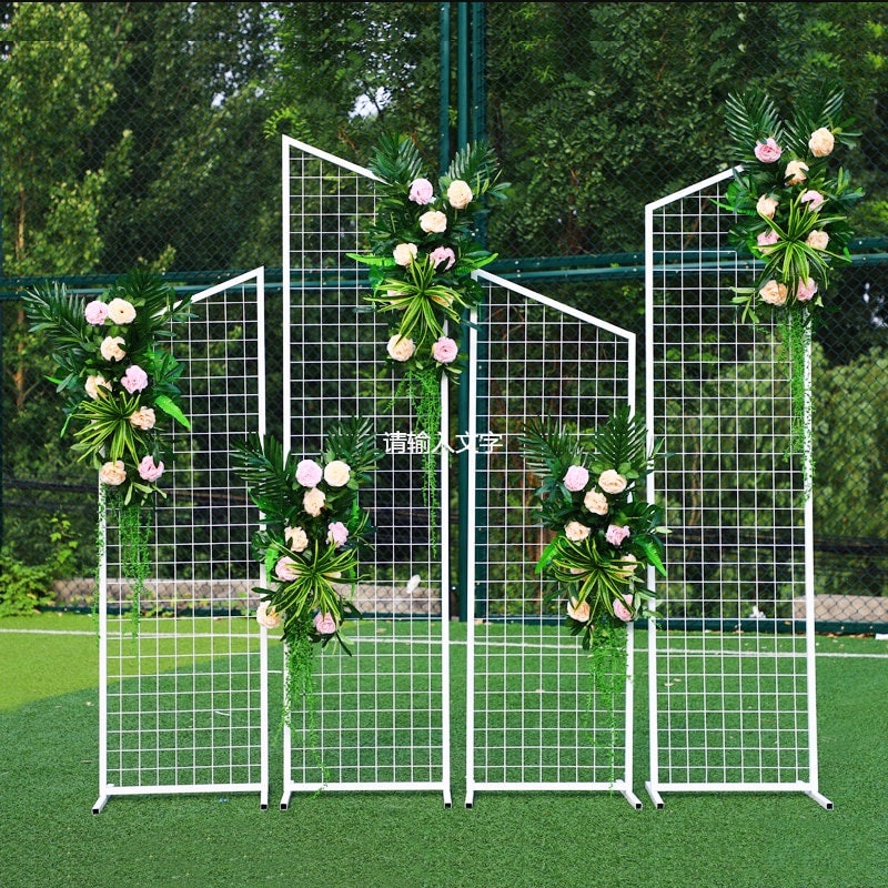 Geometric Grid Frame Wedding Background Decoration Stage - Etsy UK