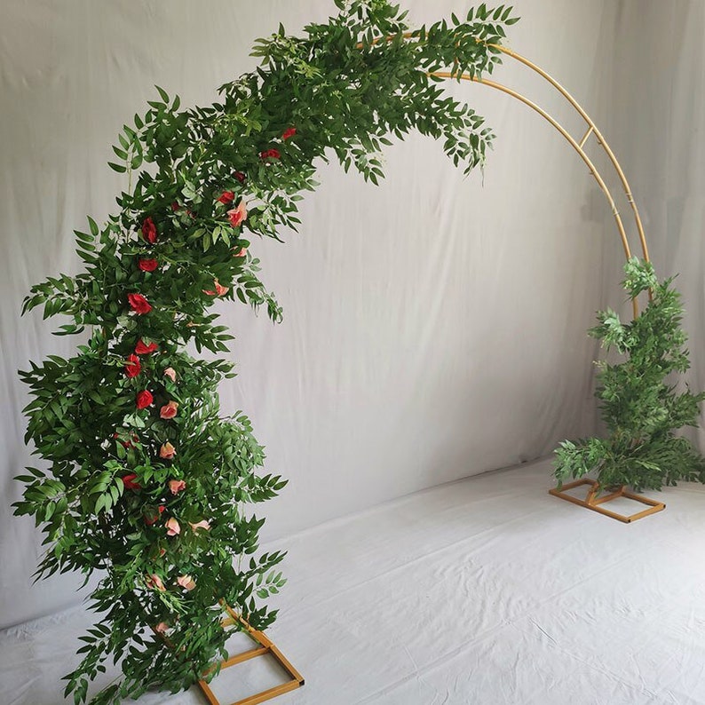 Outdoor Wedding Round Ring Backdrop Double Arch Stand Arc - Etsy