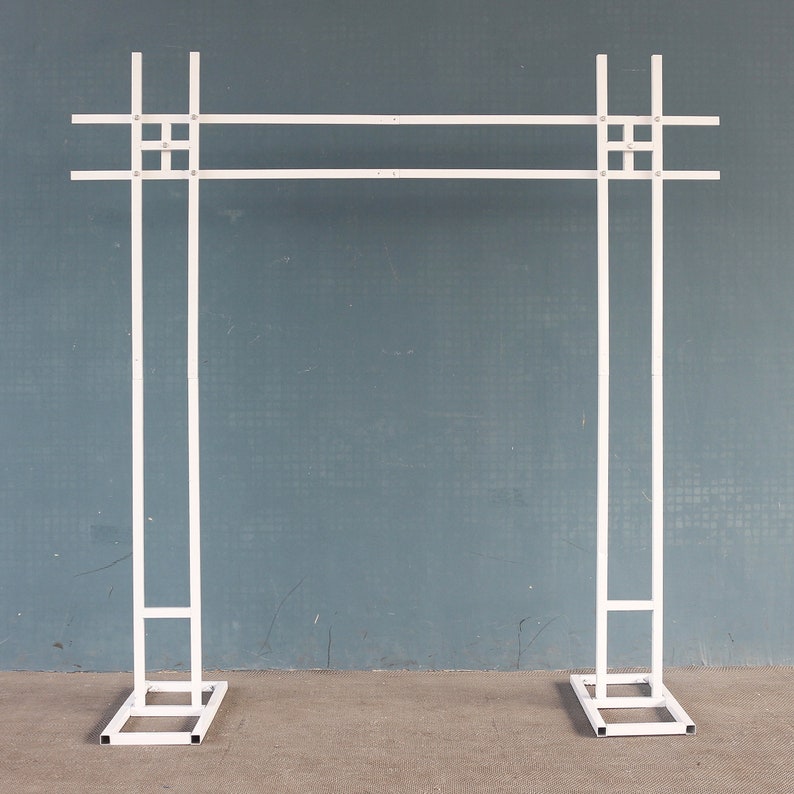 Wedding Arch Wrought Iron Wedding Props Double Pole Square - Etsy