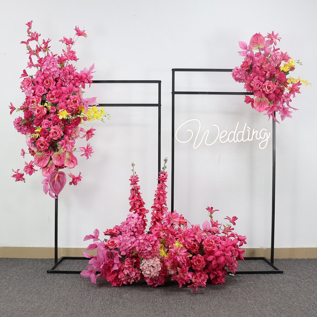 Iron Wedding Welcome Sign Stand: Arch Backdrop Decoration - Etsy