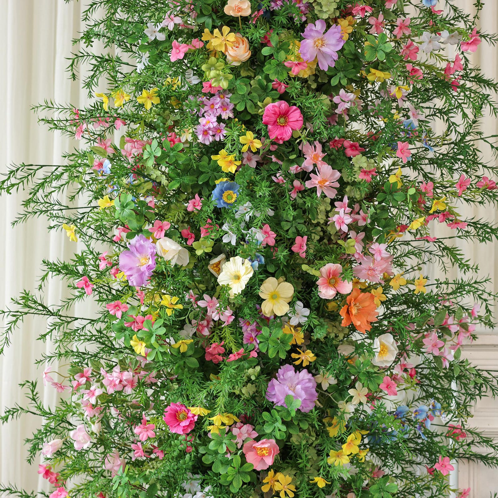 Colorful Artificial Flower Runner for Party Event Backdrop Decor - Etsy