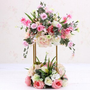 Centerpieces Floral Silk Artificial Flower Hemisphere,wedding Stage ...
