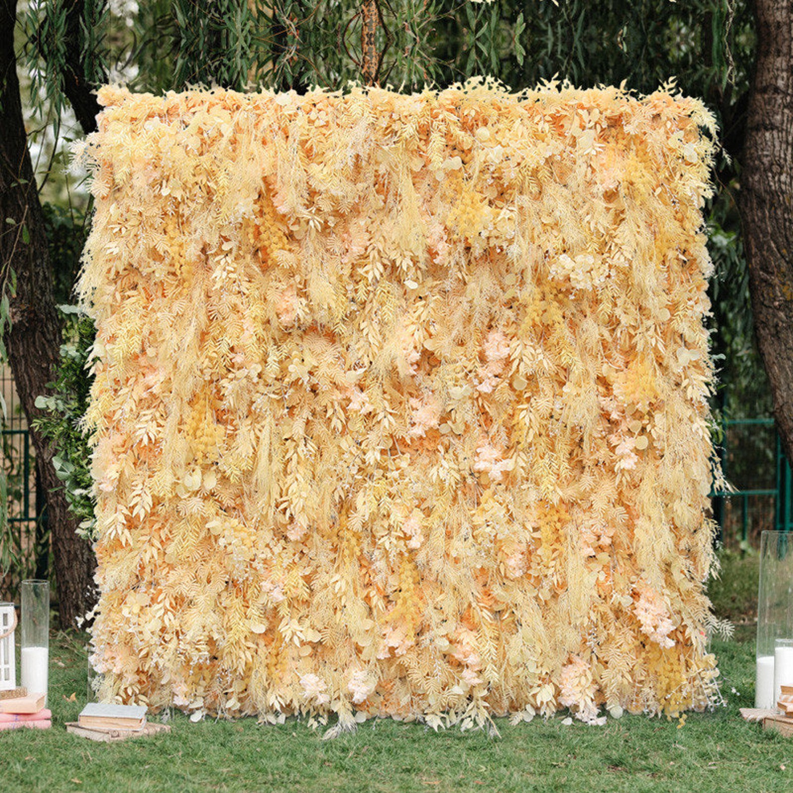 Cloth Flower Wall Romantic 3D Flower Wall Wedding Backdrop - Etsy
