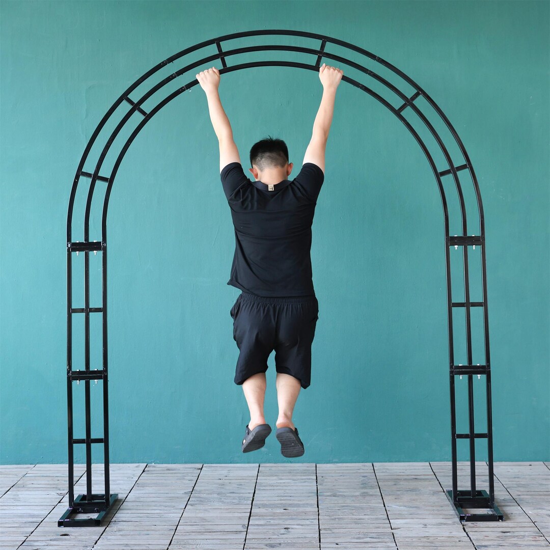 Wedding Arch Props Wrought Iron Triumphal Arch Three Tube Arch Door ...