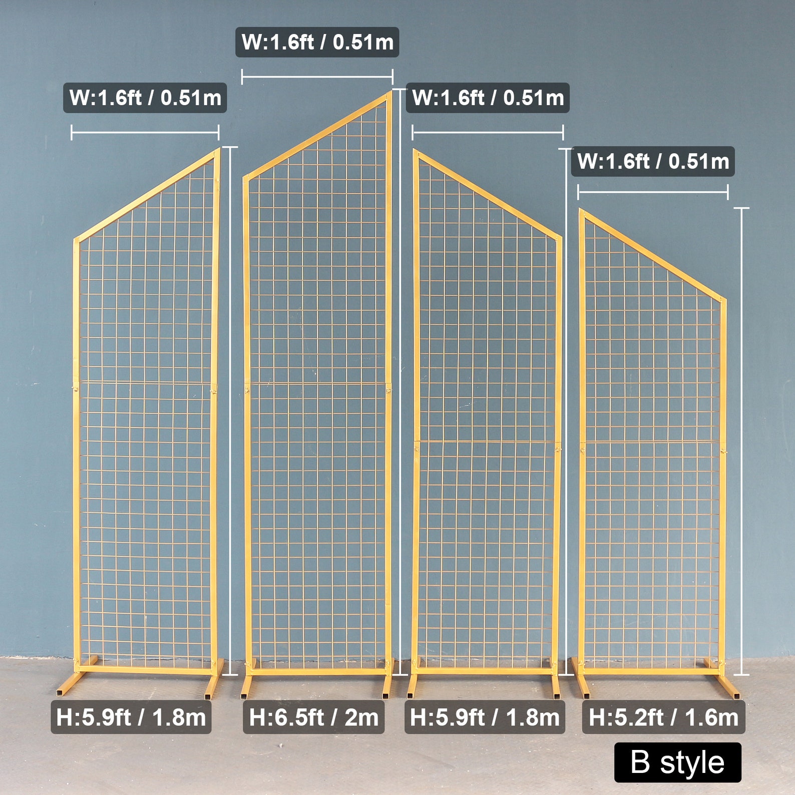 Geometric Bevel Grid Frame Wedding Background Decoration Stage - Etsy