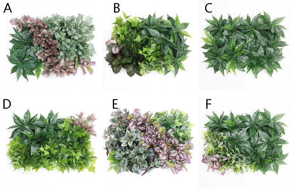 Künstliche Pflanzen Wand Kunststoff grün Gras Wand Panel | Etsy