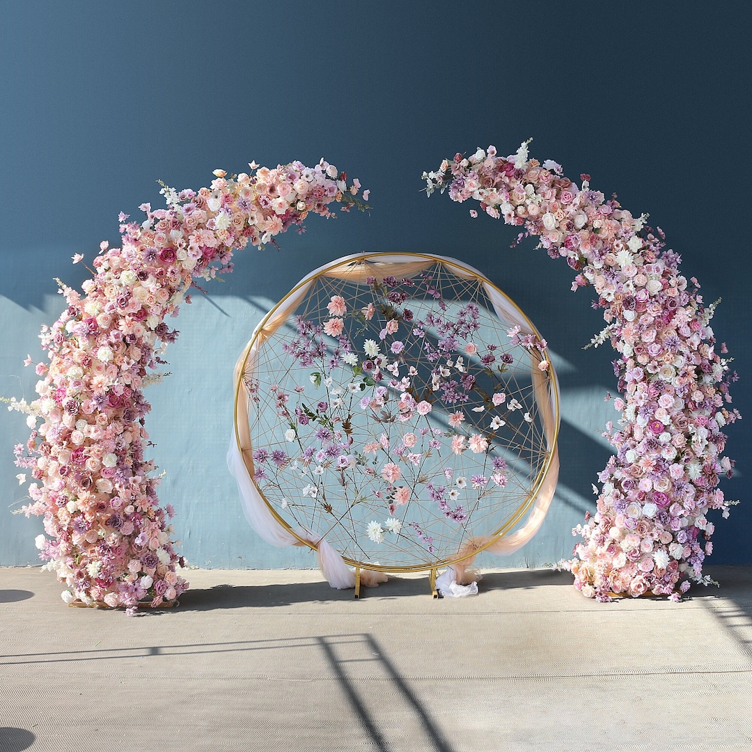 Horns Arch Flower Arrangement Set Wedding Background Decoration Moon ...