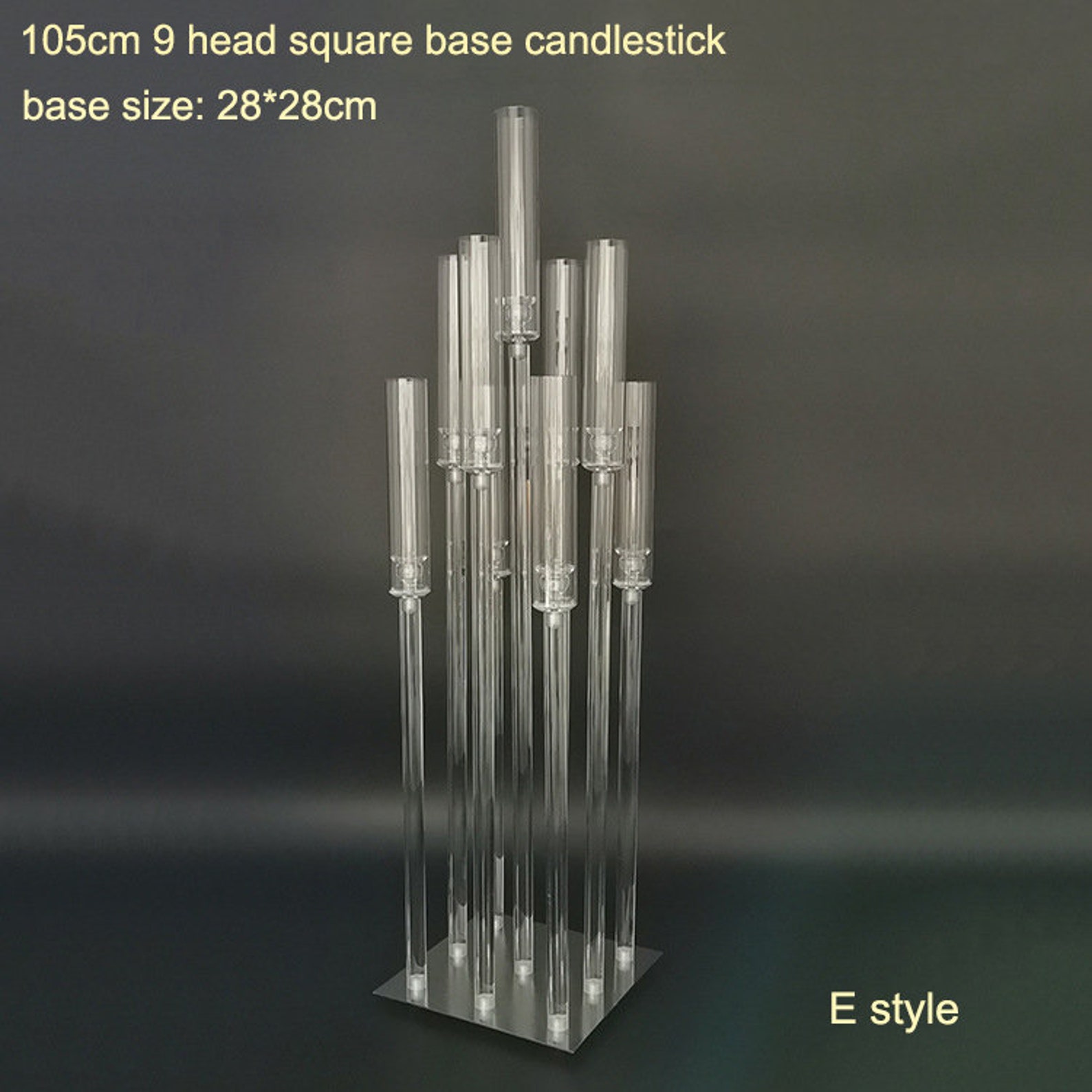 New Wedding Transparent Acrylic Crystal Candlestick Home Party - Etsy