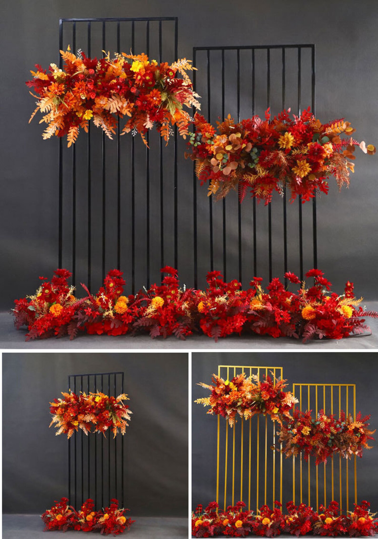 Wedding Props Wrought Iron Lines Screens Arch Wedding Stage | Etsy