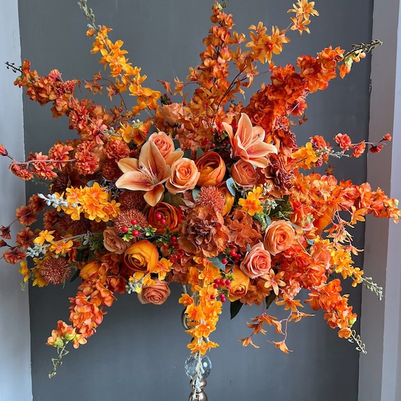 Red And Yellow Floral Arrangements
