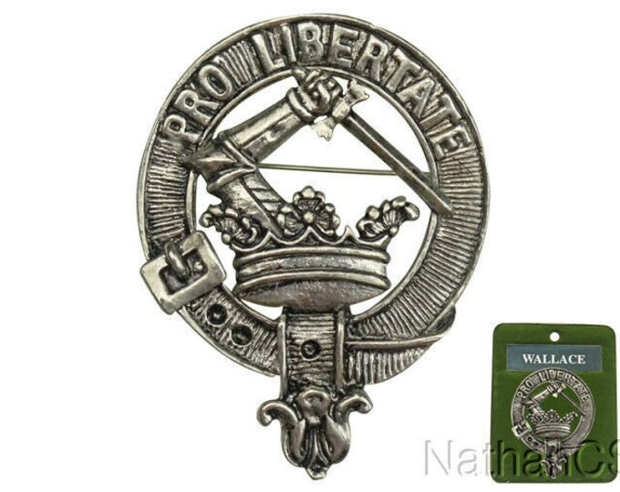 Wallace Clan Scottish Crest Badge - Etsy