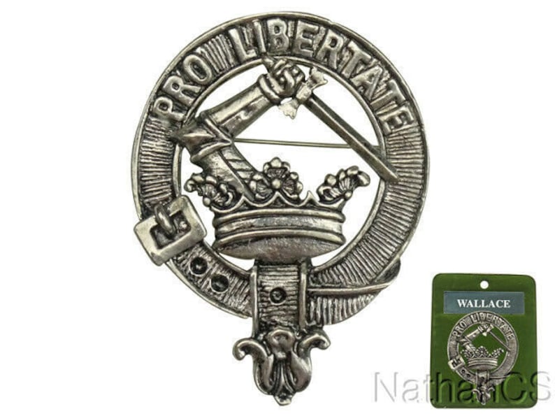 Wallace Clan Scottish Crest Badge - Etsy