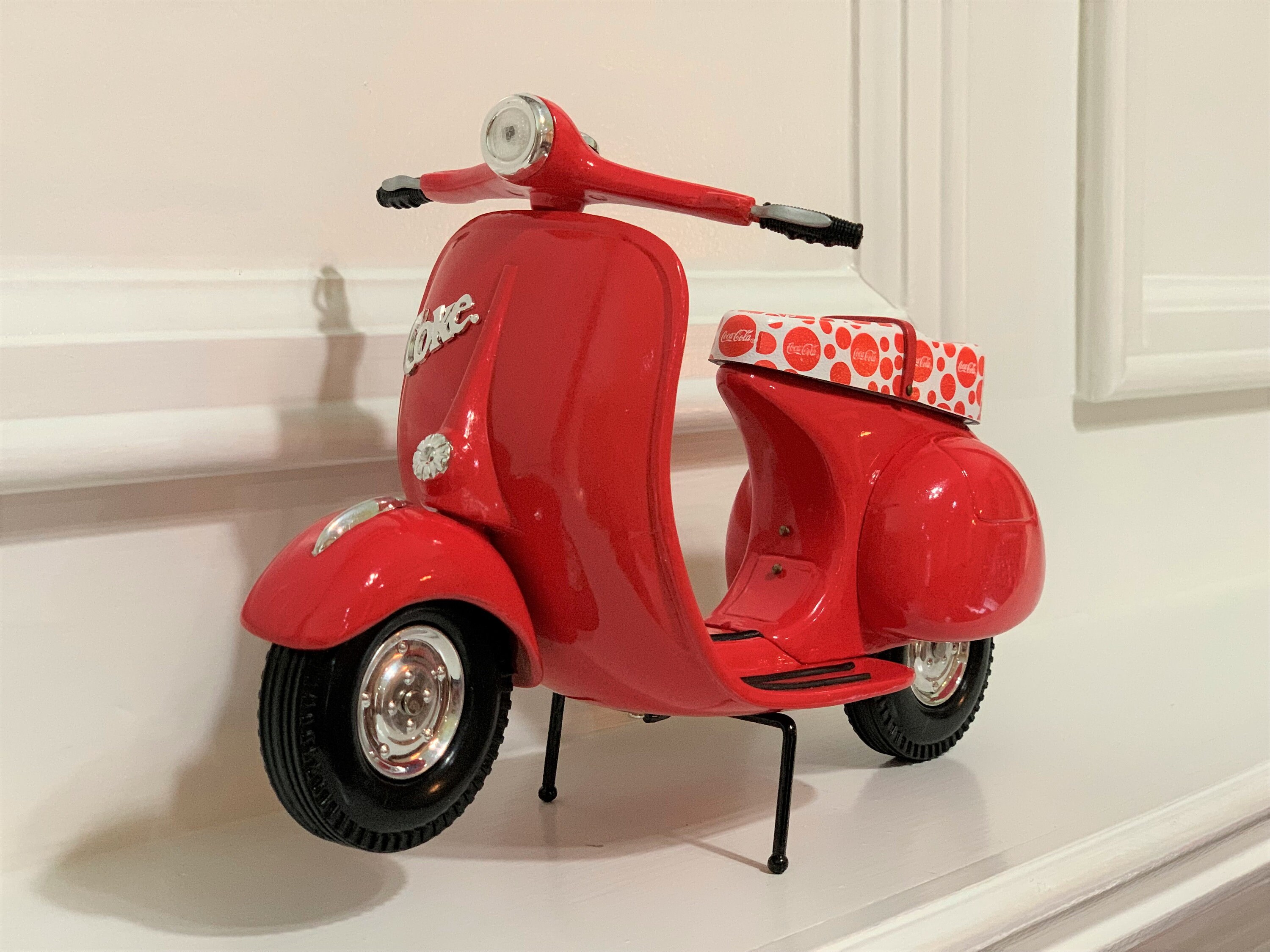 Coca Cola Miniature Pedal Scooter, Limited Edition Die Cast Metal, COKE ...