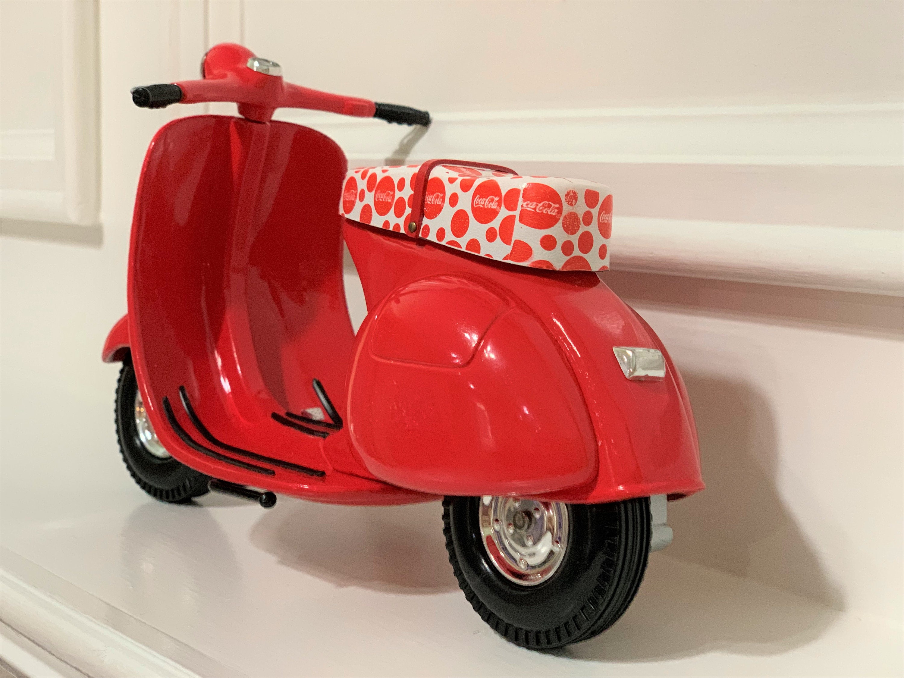 Coca Cola Miniature Pedal Scooter, Limited Edition Die Cast Metal, COKE ...