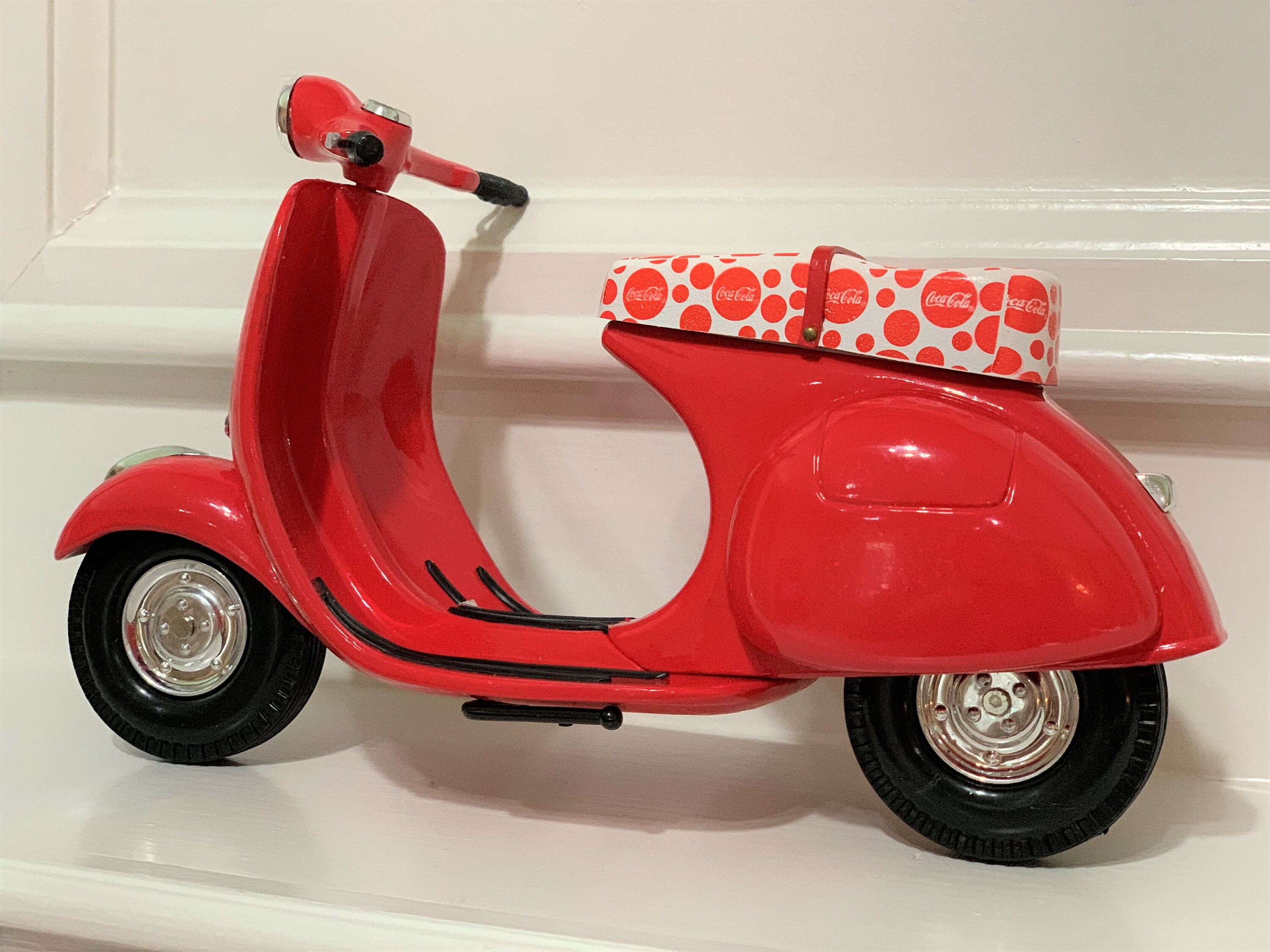 Coca Cola Miniature Pedal Scooter, Limited Edition Die Cast Metal, COKE ...