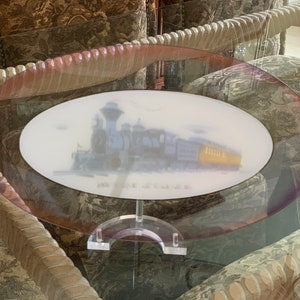 Santa Fe Glama Glass Serving Tray Cyrus K. Holliday Santa Fe - Etsy