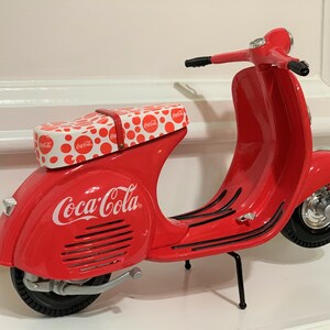 Coca Cola Miniature Pedal Scooter, Limited Edition Die Cast Metal, COKE ...