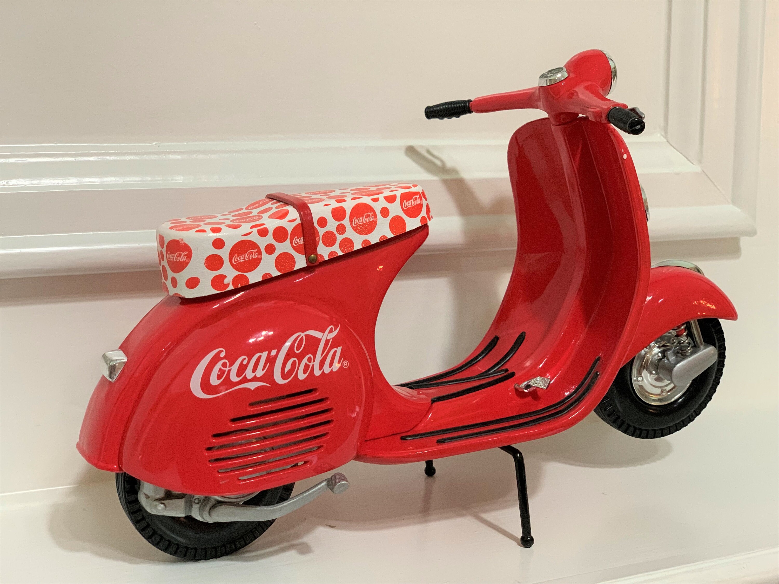 Coca Cola Miniature Pedal Scooter, Limited Edition Die Cast Metal, COKE ...