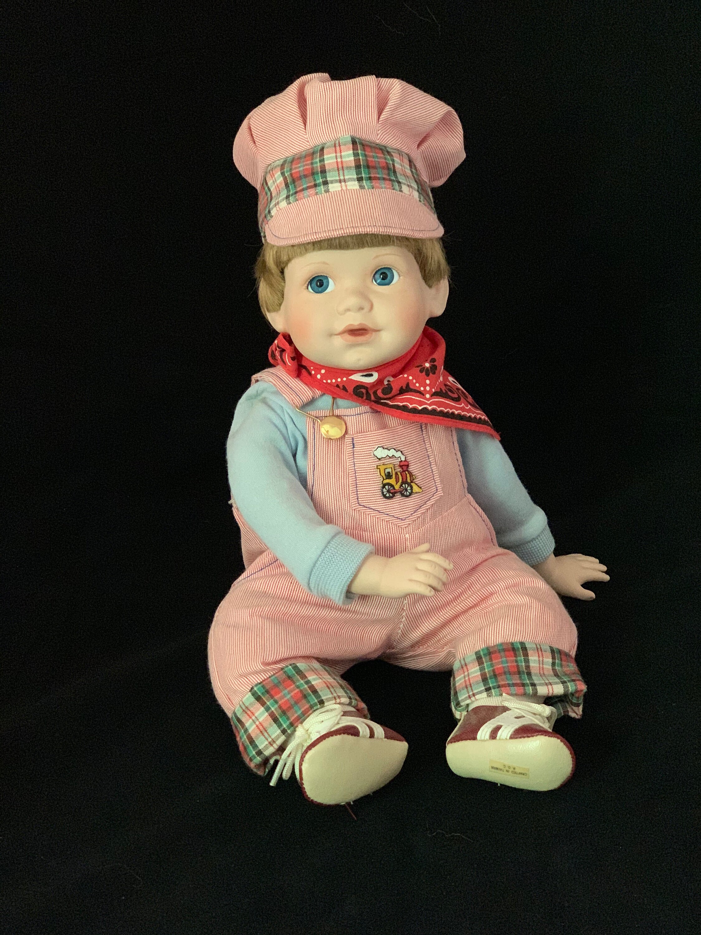 Jimmy by Elke Hutchens, Collectible Doll, Train Engineer Doll, Boys and ...