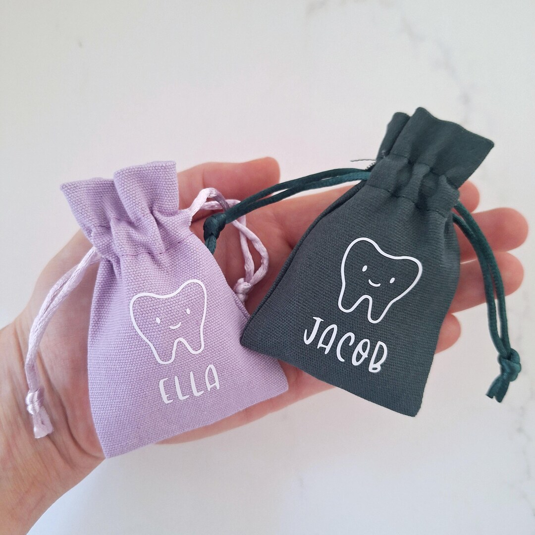 Tooth Fairy Bag, Personalised Tooth Fairy Bag, First Tooth Keepsake - Etsy