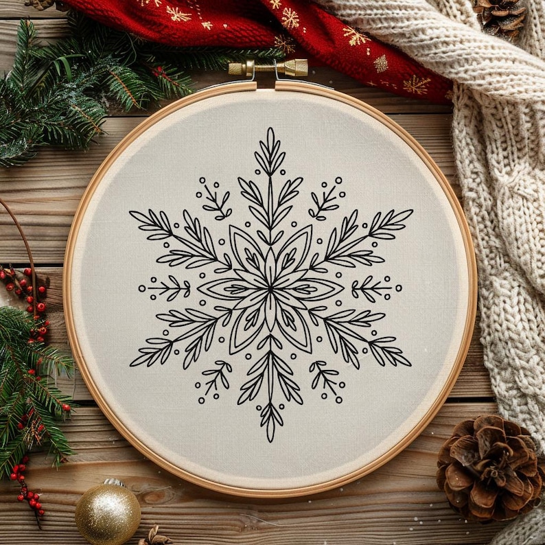 Christmas Embroidery Pattern Bundle PDF | 20 Festive Hand Embroidery ...