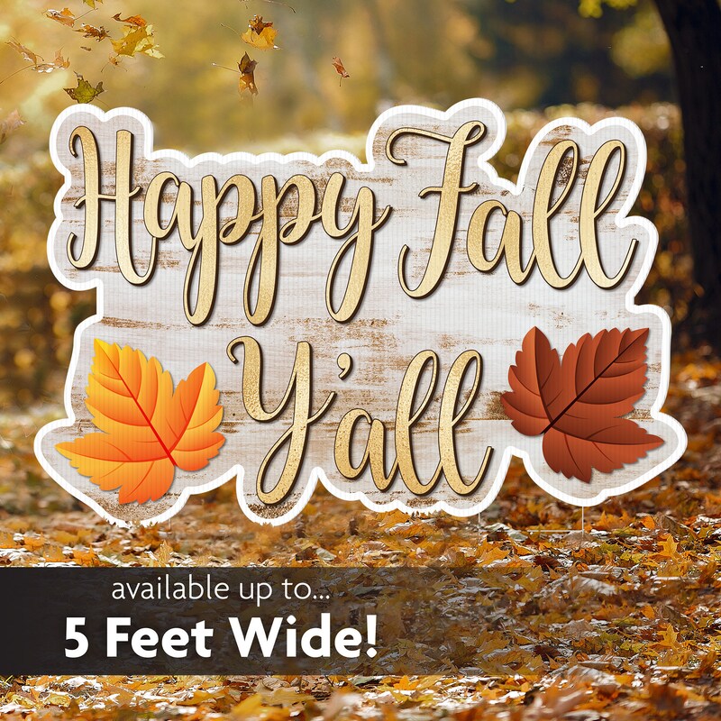 Outdoor Fall Signs - Etsy