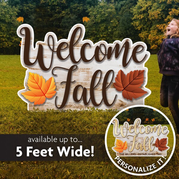 Fall Yard Signs - Etsy