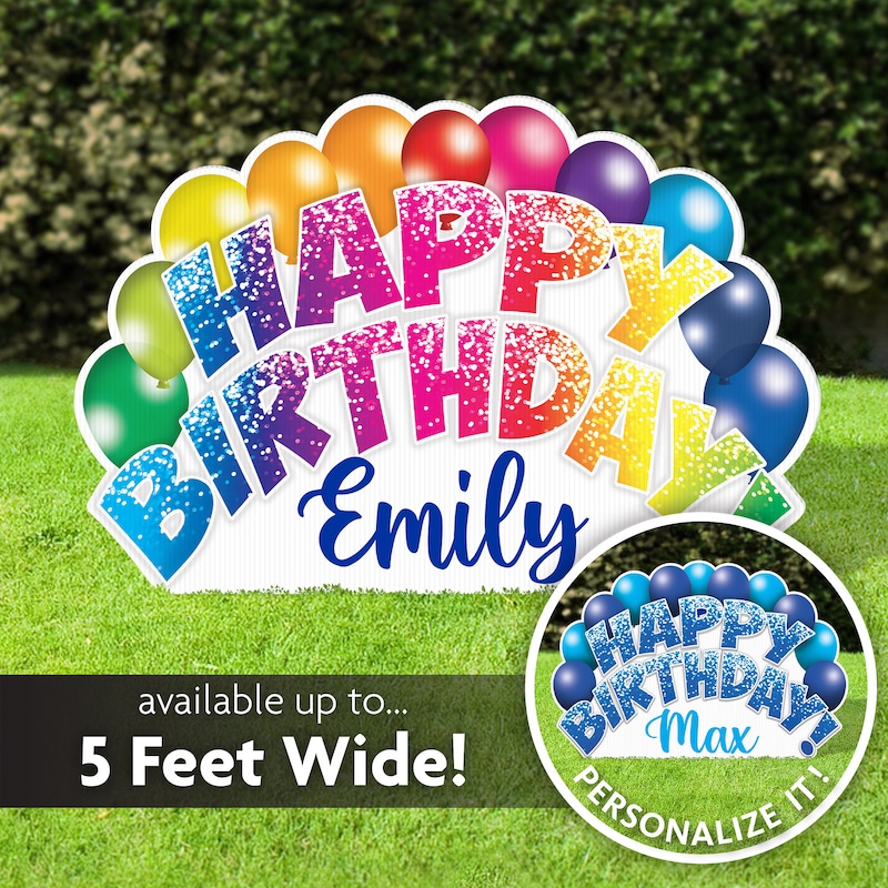 Happy Birthday Sign - Etsy