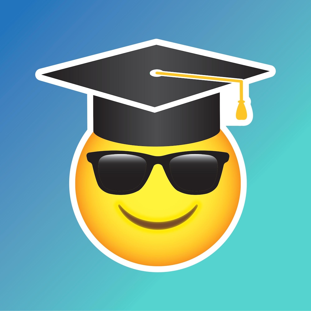 EMOJI Graduation Yard Sign, 2025 Grad EMOJI Sign, Graduation Sign ...