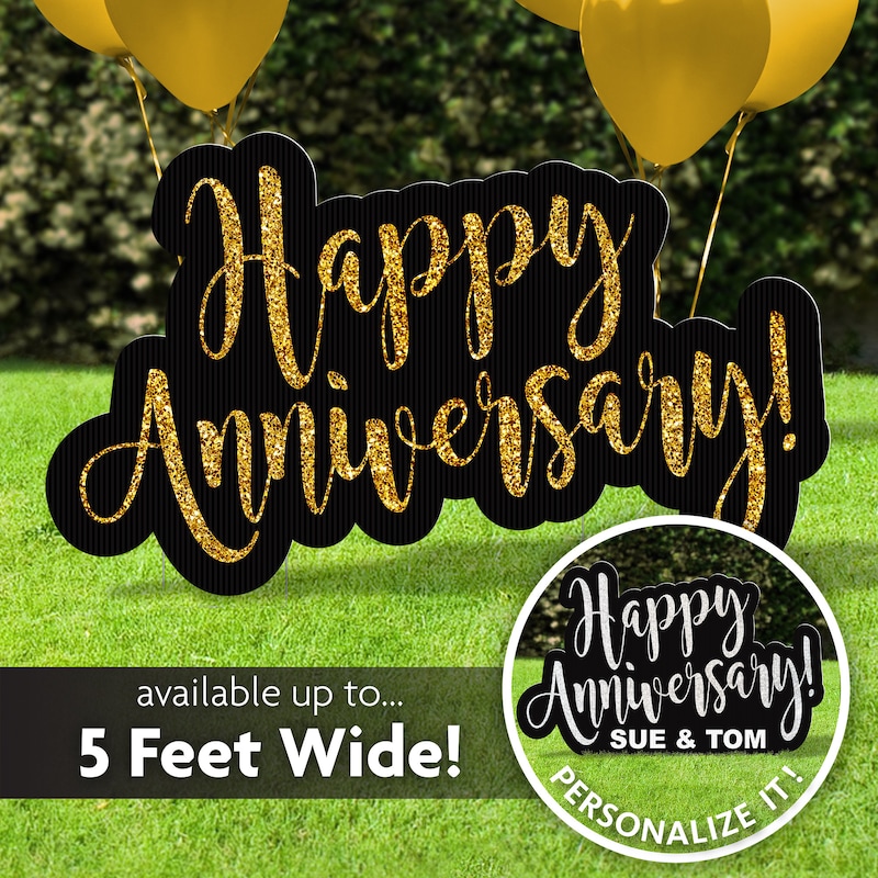 Anniversary Sign - Etsy