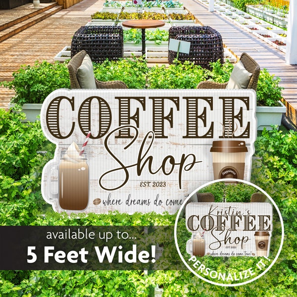 Coffee Shop Sign - Etsy