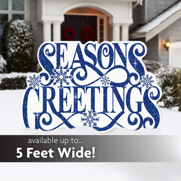 Seasons Greetings Sign - Etsy