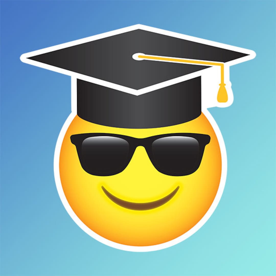EMOJI Graduation Yard Sign, 2024 Grad EMOJI Sign, Graduation Sign ...