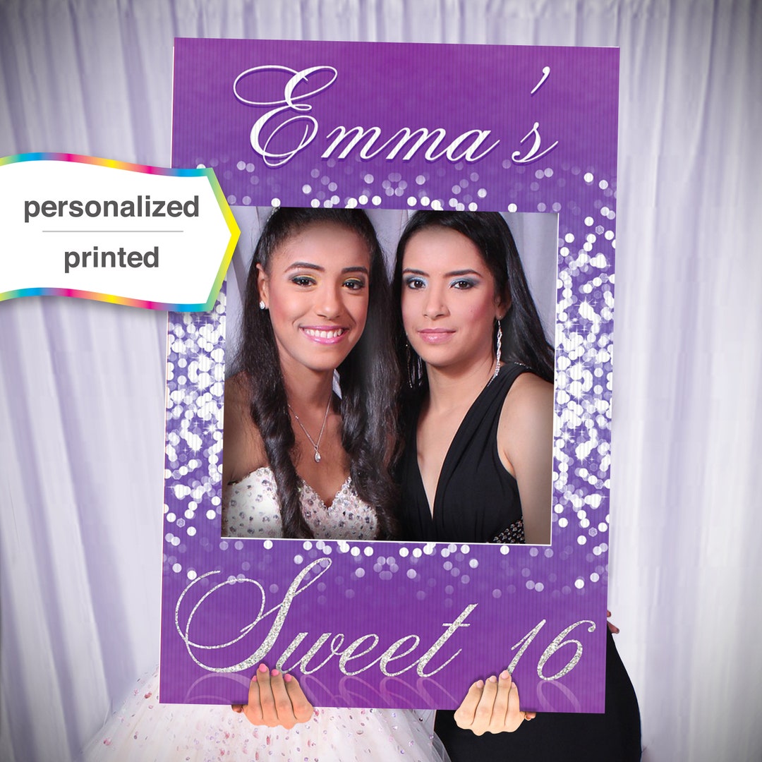 Sweet 16 Selfie Board Printed Personalized Instagram - Etsy