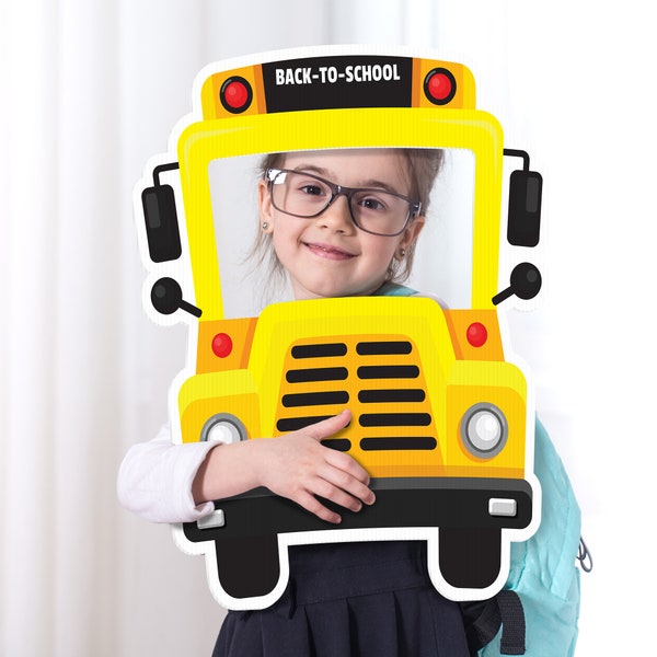 School Bus Photo Frame - Etsy