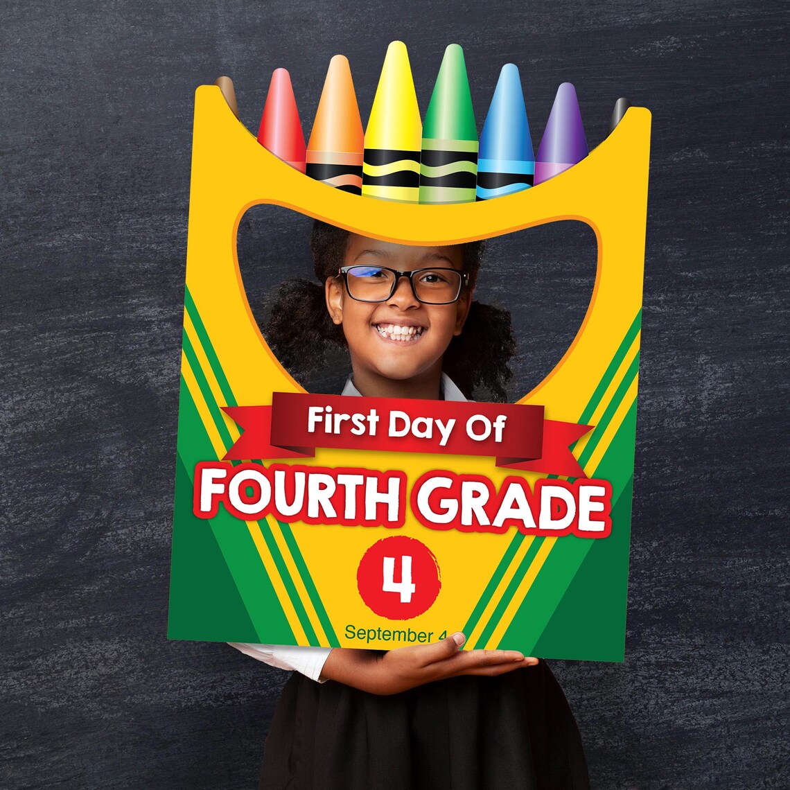 Back to School Selfie Frame, Customize, Printed, Personalized First Day ...