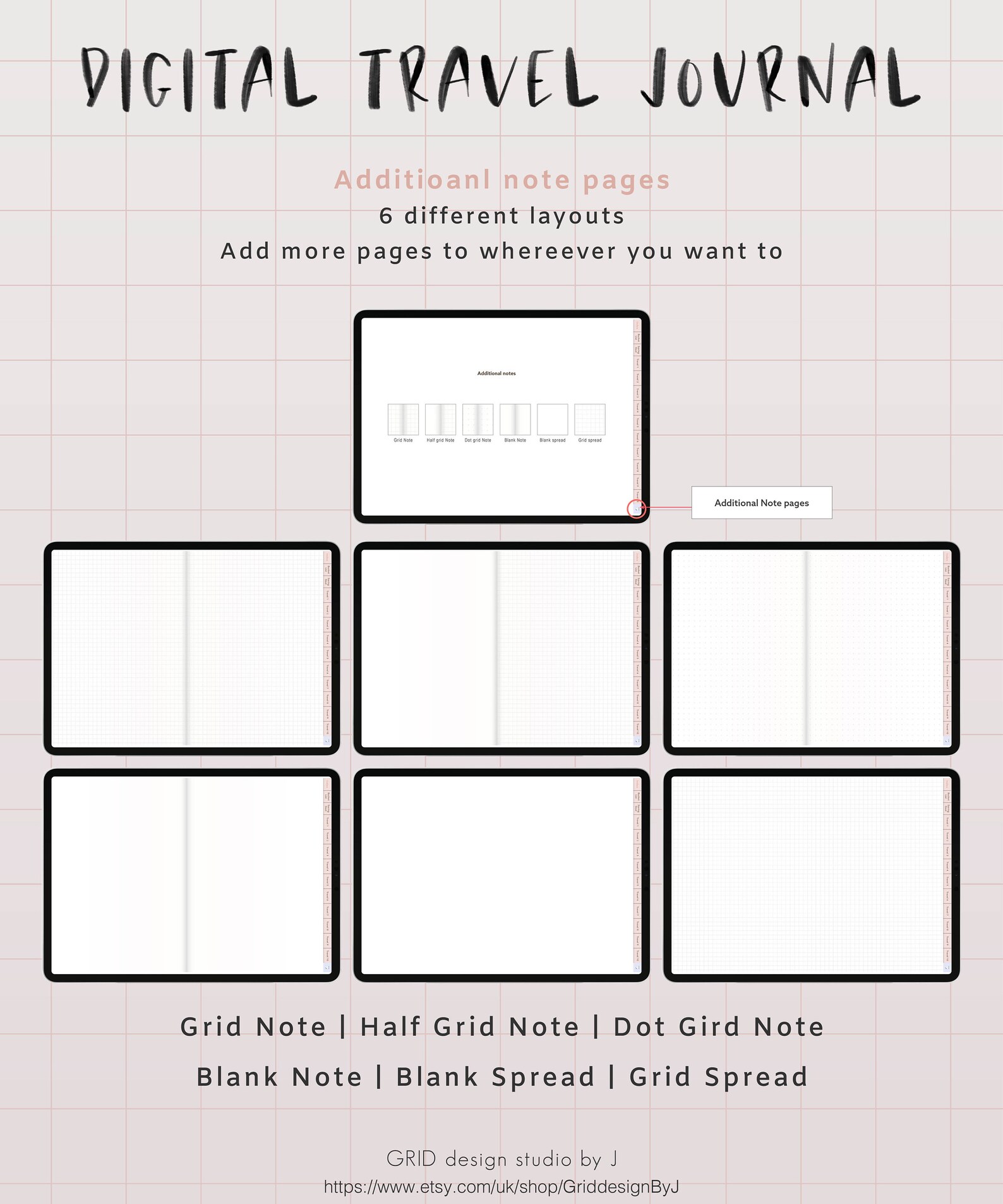 Digital Travel Journal | Holiday Planner | Minimalist Weekend Trip Plan ...